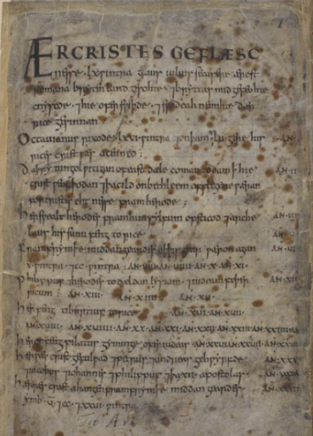 A Scribe’s Life (5): The Anglo-Saxon Chronicles – The Postgrad Chronicles